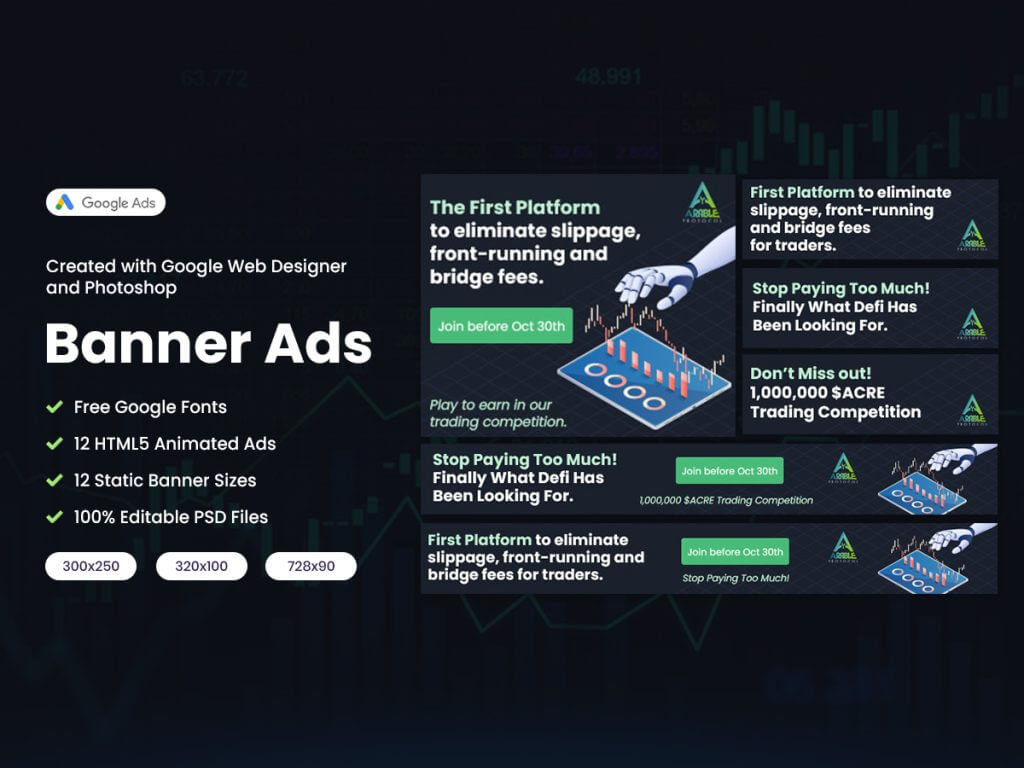 HTML5 Banners For Ad Campaigns - Smart Animate